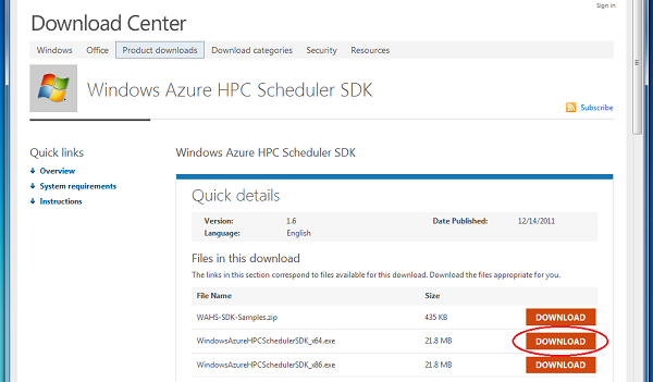 The Windows Azure HPC Scheduler – ParaTools, Inc.