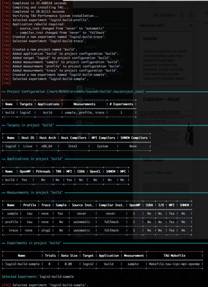 Tau Commander Tutorial: Setup – ParaTools, Inc.
